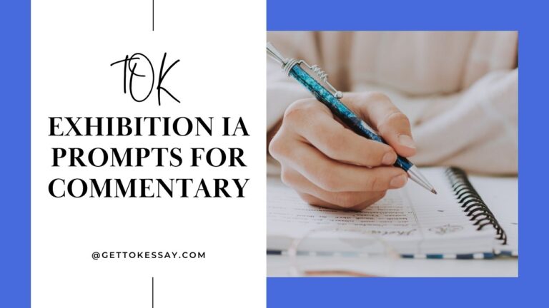 TOK Exhibition Prompts: The Complete List Included TOK Exhibition Prompts: The Complete List Included